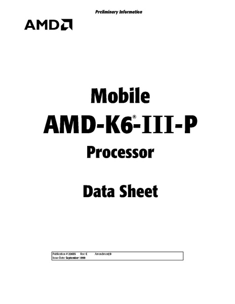 File:Mobile AMD-K6-III-P Processor Data Sheet (September, 2000).pdf ...